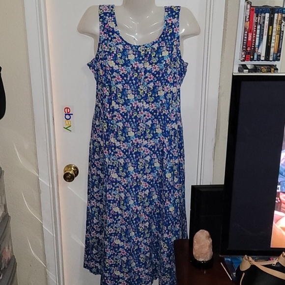 Koret | Dresses | Koret Button Down Dress All Over Print Floral New ...